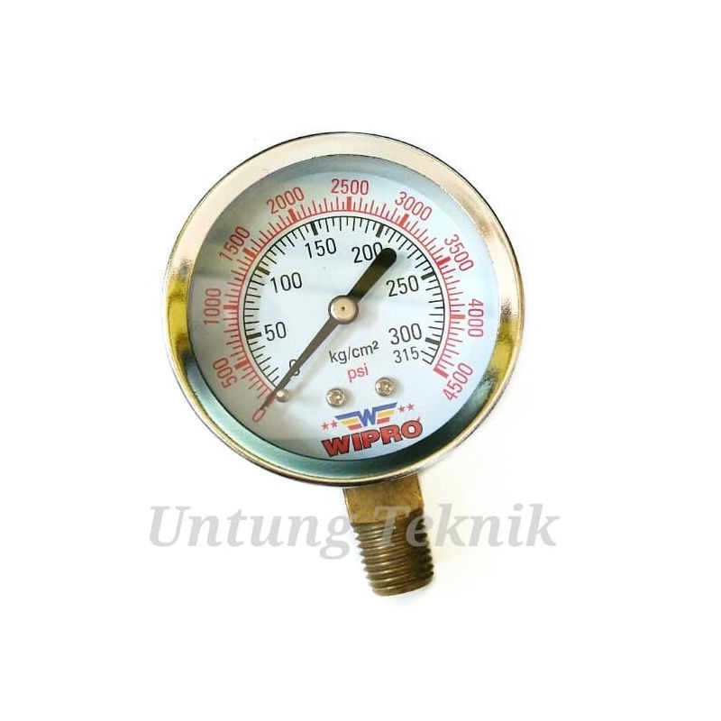 Jual WIPRO 2.5 inch 315 kg Manometer - Pressure Gauge Angin - Alat Ukur Tekanan Udara | Shopee ...