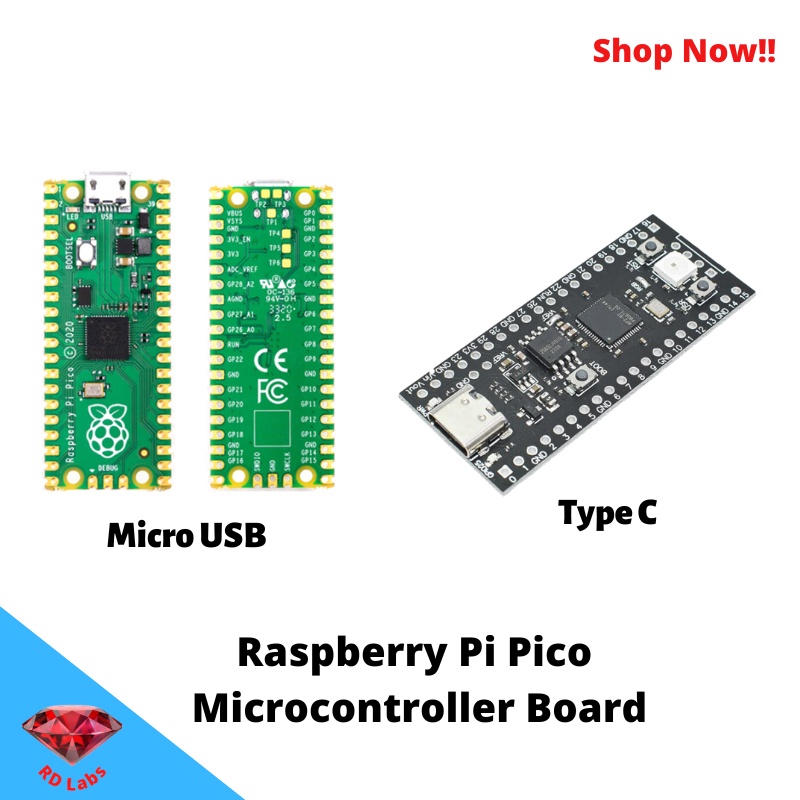 Jual Raspberry Pi Pico RP2040 RP 2040 ARM Microcontroller Board Micropython | Shopee Indonesia