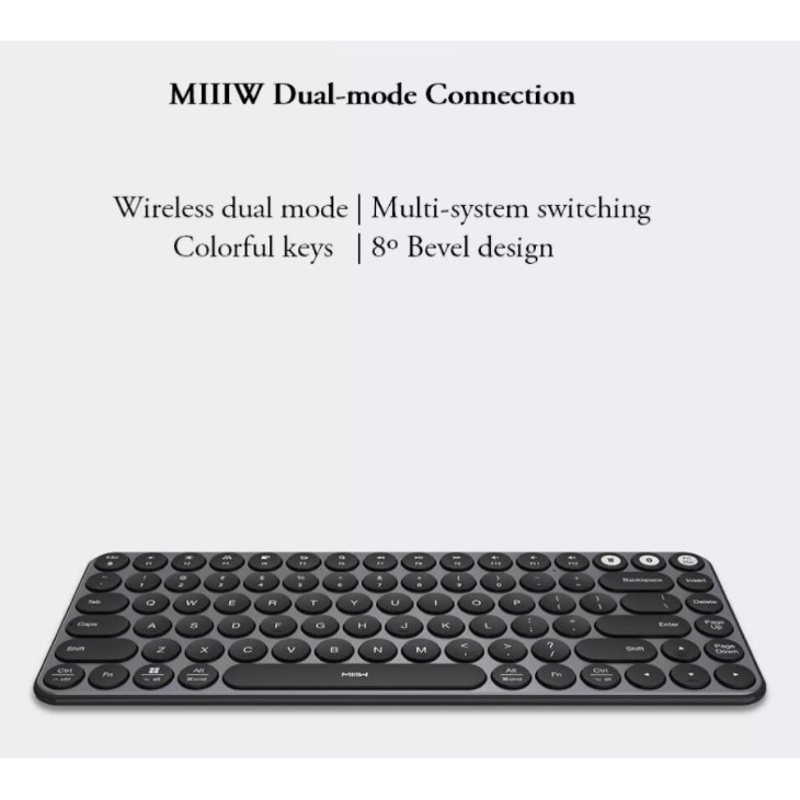 Jual keyboard mini 85 tombol Multi Sistem Nirkabel 2.4GHz mode ...