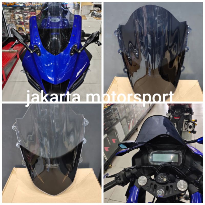 Jual VISOR MHR R15 V4 NEW WINDSHIELD R15 V4 WINSIL R15 NEW V4 MHR KACA ...
