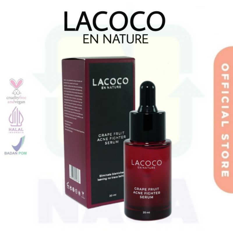 Jual LACOCO GRAPE FRUIT ACNE FIGHTER SERUM 20ml - LACOCO MEDAN OFFICIAL - GRAPESERUM | Shopee ...