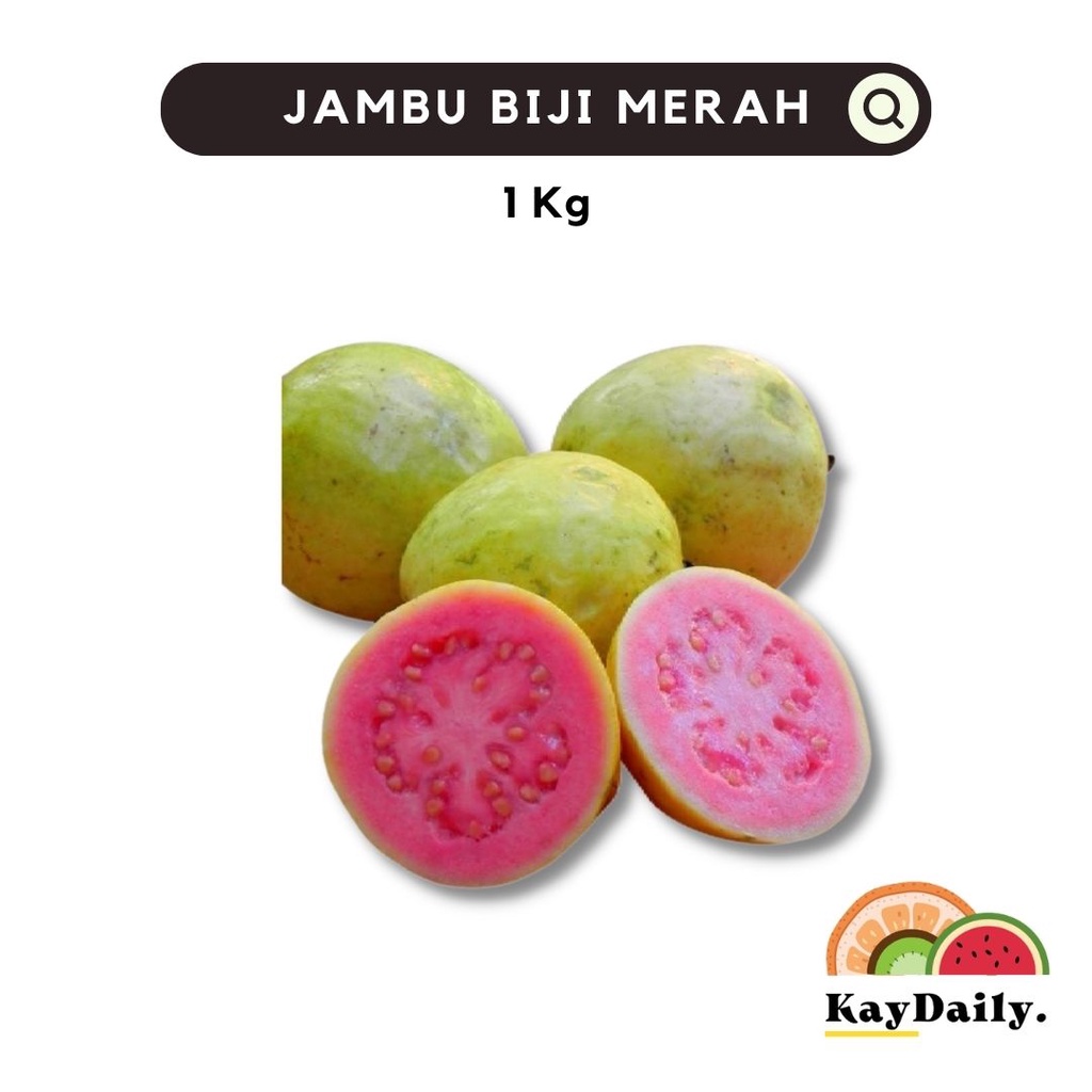 Jual JAMBU BIJI MERAH SEGAR 1 KG | Shopee Indonesia