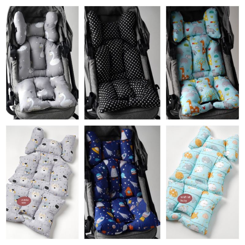 Jual 4in1 UNIVERSAL STROLLER PAD / ALAS STROLLER CAR SEAT /ALAS BOUNCER ...