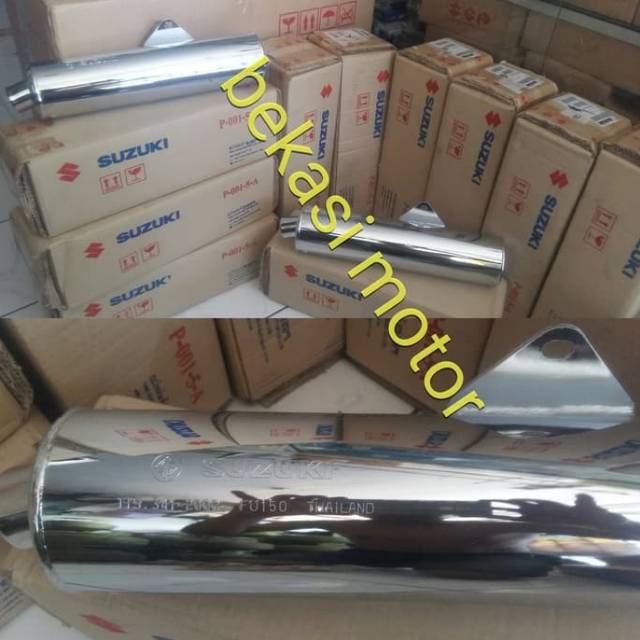 Jual 14310-25G20 muffler silencer knalpot suzuki satria fu cbu thailand ...