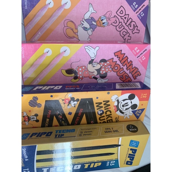 Jual Pulpen pipo mickey mouse, minnie mouse, daisy duck | Shopee Indonesia