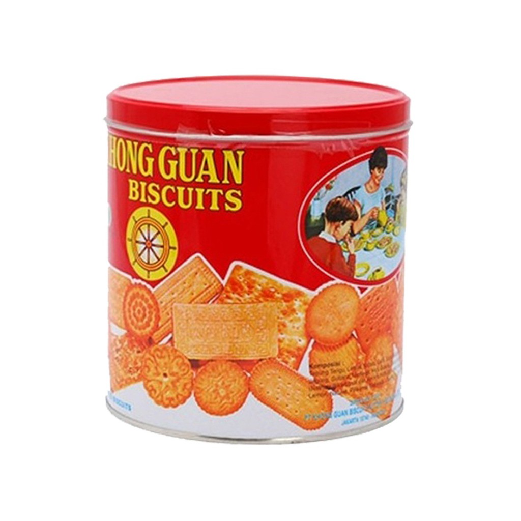 Jual KHONG GUAN ASSORTED BISKUIT KALENG MERAH 650GR | Shopee Indonesia
