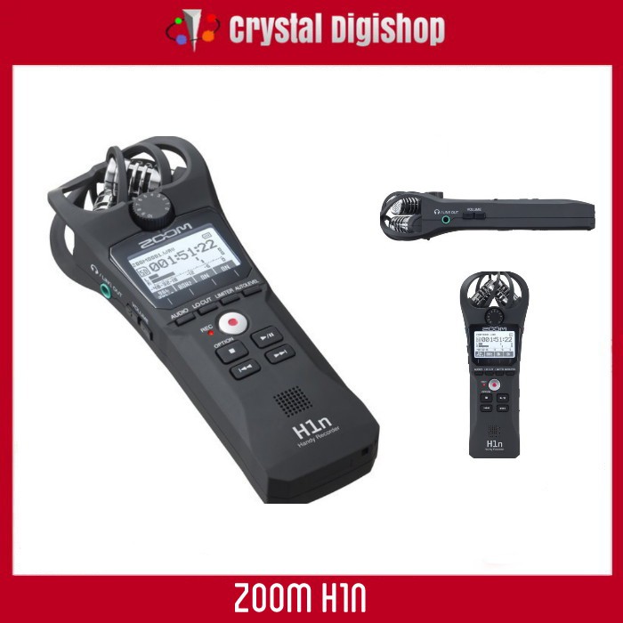 Jual Zoom H1n H 1n Portable 2 Input 2 Track Handy Recorder with Onboard ...