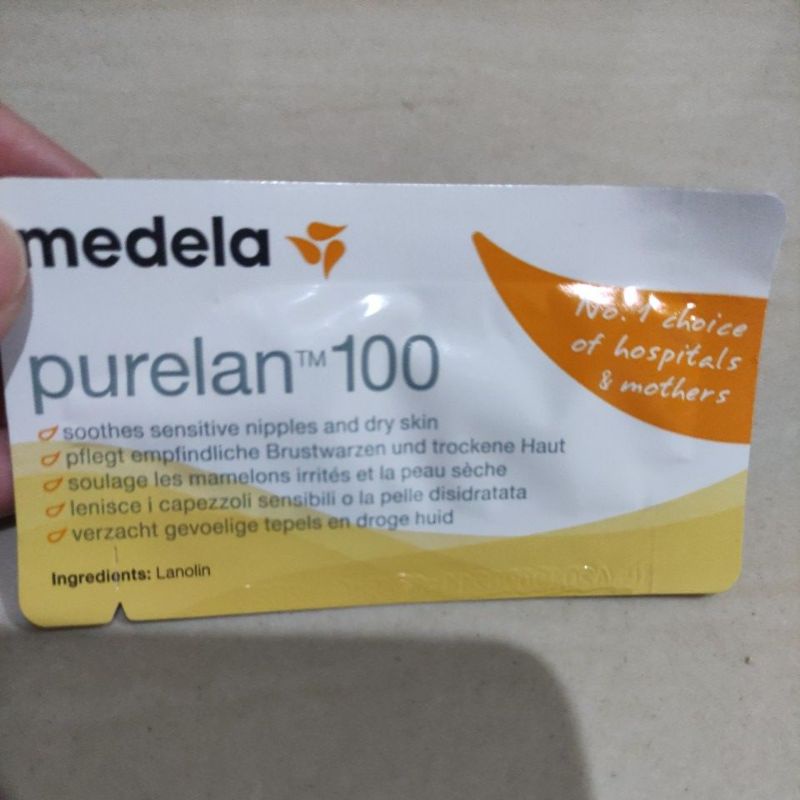 Jual Medela krim puting purelan sachet 1,5 gram lanolin sachet nipple ...
