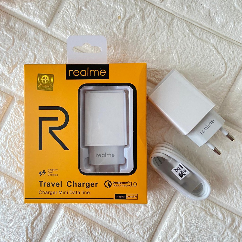 Jual TRAVEL CHARGER REALME ORIGINAL 100% REAL FAST CHARGING [1SET ...