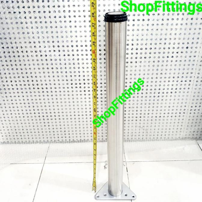 Jual Kaki Meja Bulat Besi Steel Table Leg Tubular 2" / 6cm Adjustable ...
