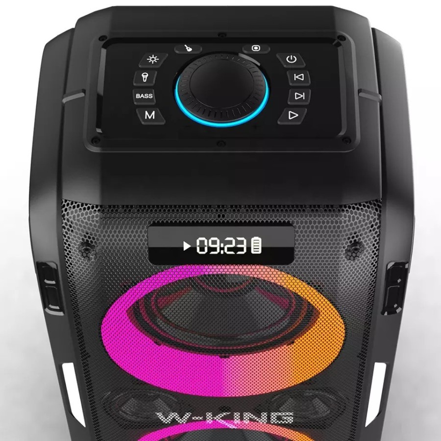 Jual WKING Speaker Bluetooth Karaoke Portable Wireless Traveling T9 Pro ...