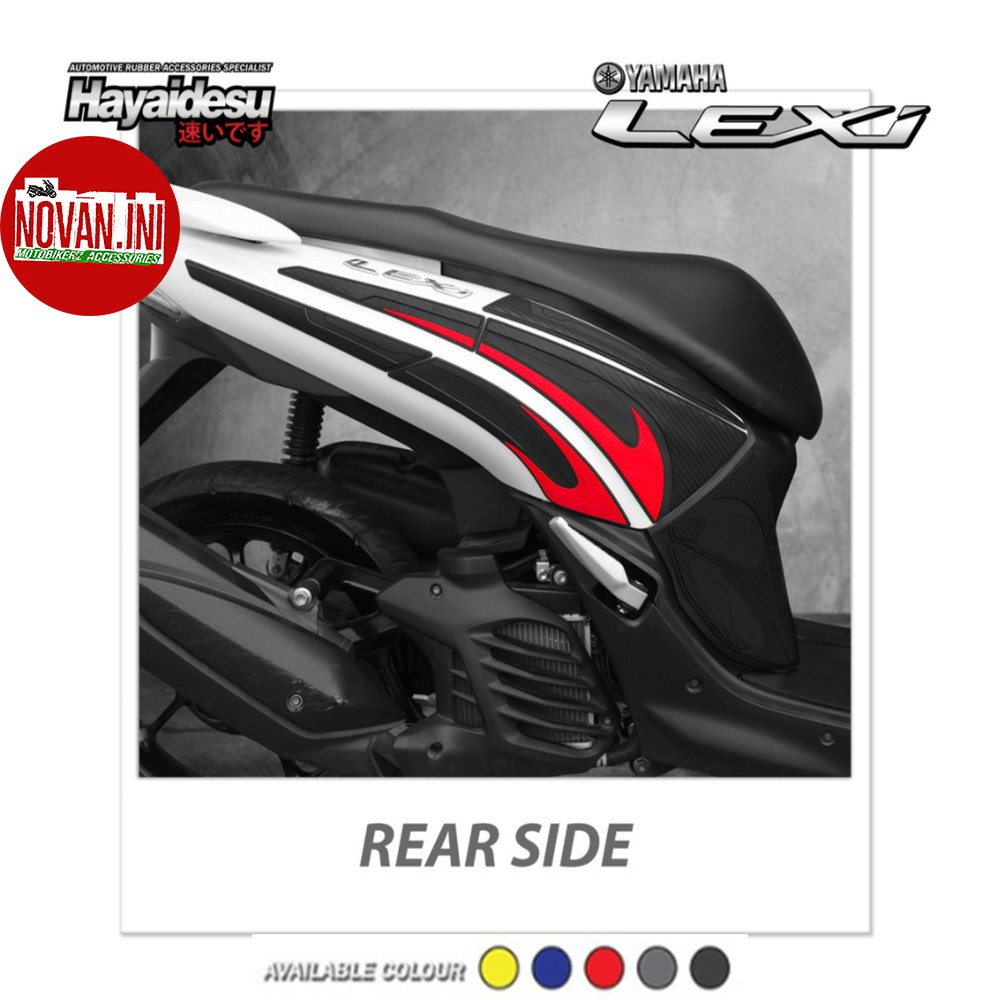 Jual Yamaha LEXI 125 Body Protector Motor Rear Side Cover Hayaidesu ...