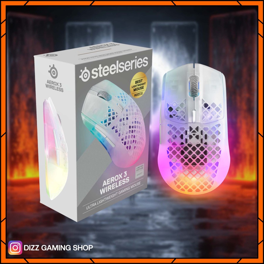 Jual STEELSERIES GAMING MOUSE AEROX 3 GHOST WIRELESS | Shopee Indonesia