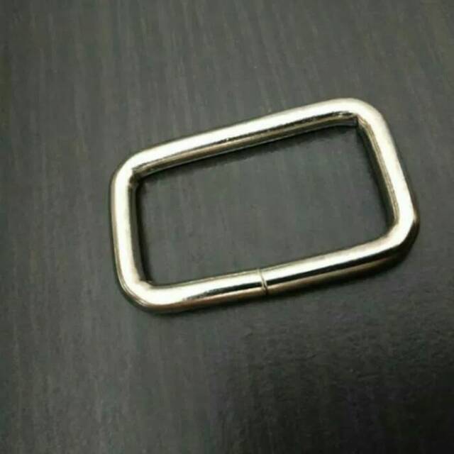 Jual RING PERSEGI KOTAK NIKEL SILVER 2,5 CM | Shopee Indonesia