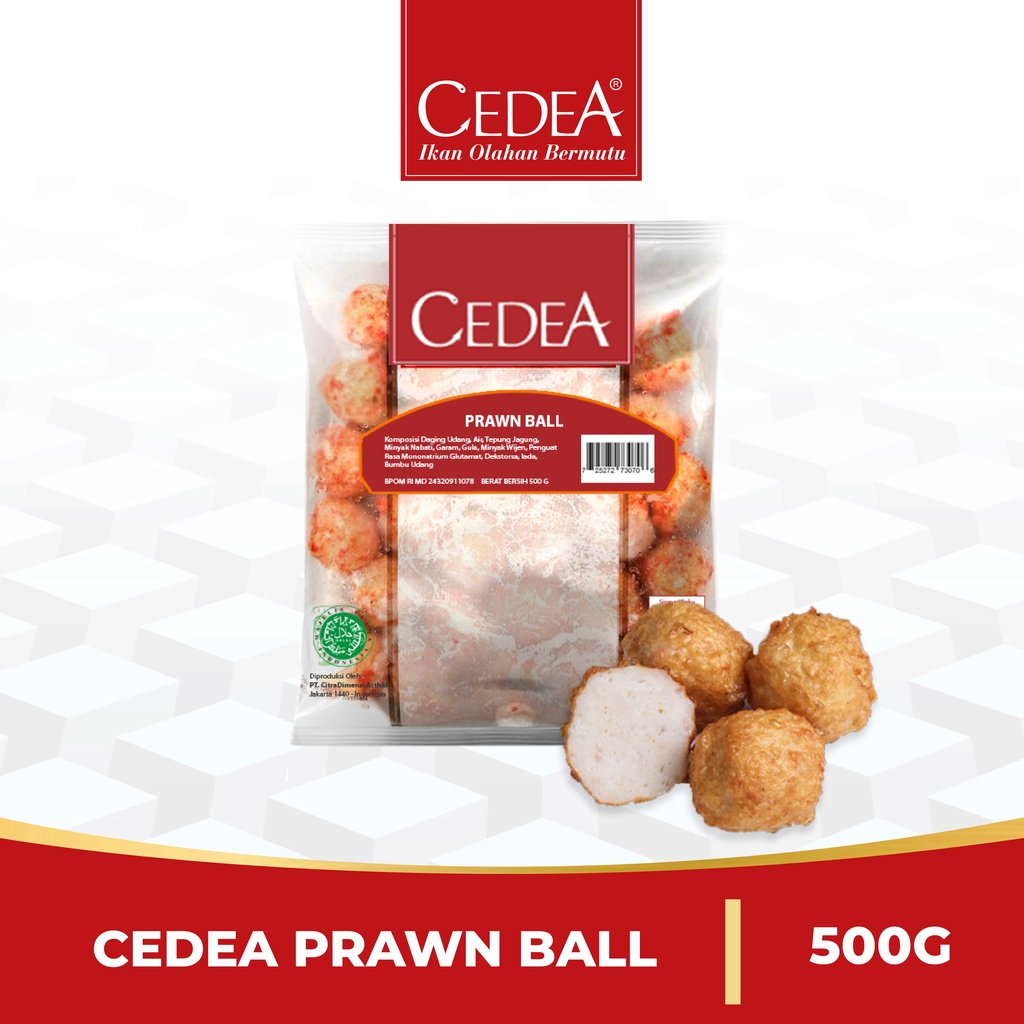 Jual CEDEA FISH & Prawn Ball [500g]/ Bakso Ikan & Udang | Shopee Indonesia