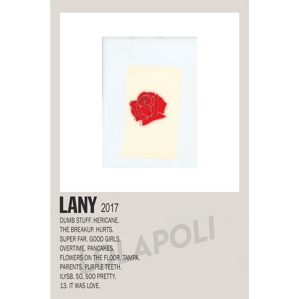Jual Poster Cover Album LANY - LANY | Shopee Indonesia