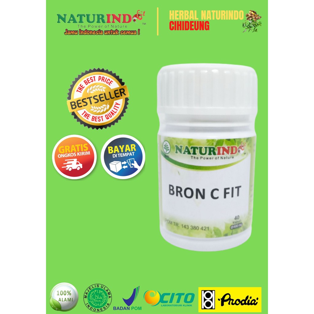 Jual Obat ASMA BATUK JANTUNG Bron C Fit (Ramuan Alami Pembersih Paru ...