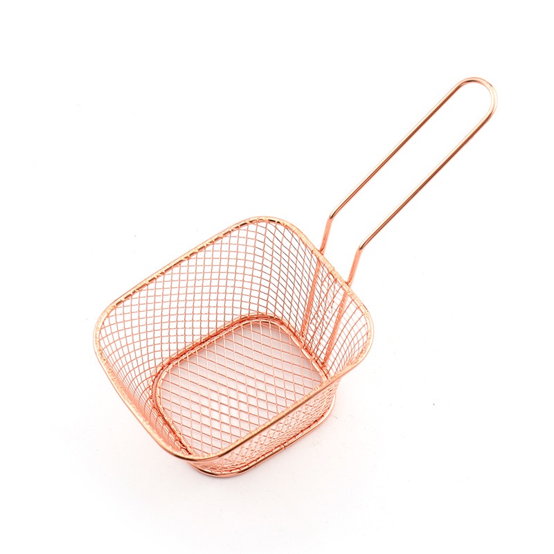Jual Keranjang Saringan Minyak Mie Kentang Goreng Mini Tempat Wadah ...