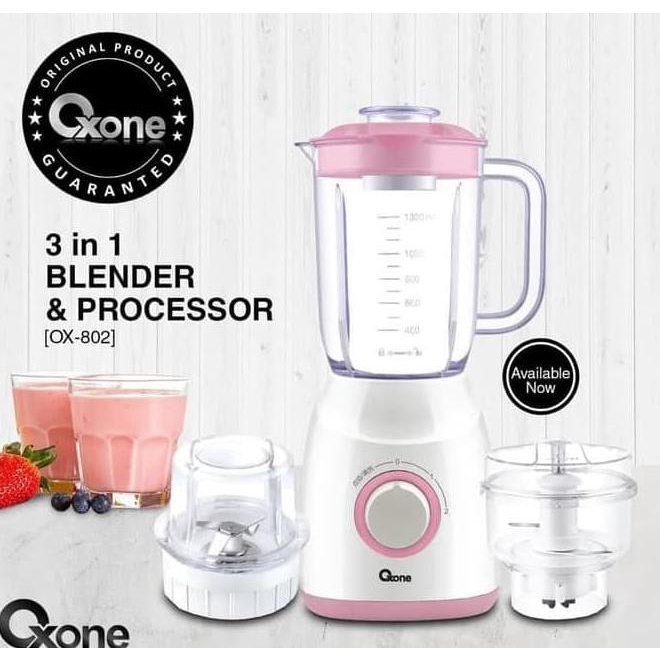 Jual OXONE Classic Blender & Mini Chopper - OX-802 | Shopee Indonesia