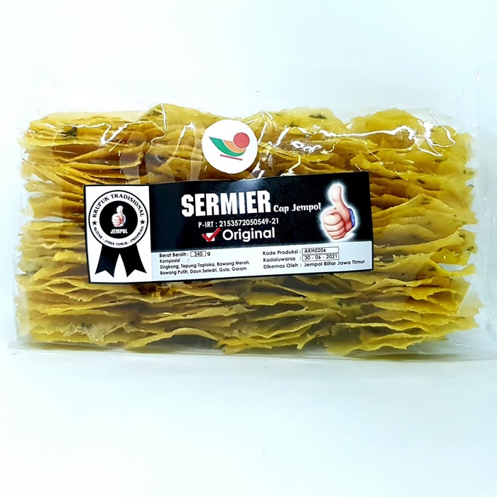 Jual JEMPOL KRUPUK SERMIER ORIGINAL MENTAH 340gr KERUPUK SAMILER KHAS ...