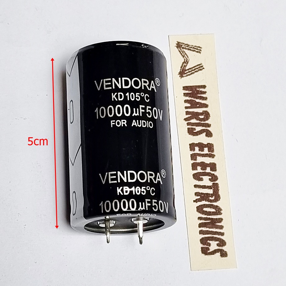 Jual Elco Capacitor 10000uF 50V Vendora Isi Full | Shopee Indonesia