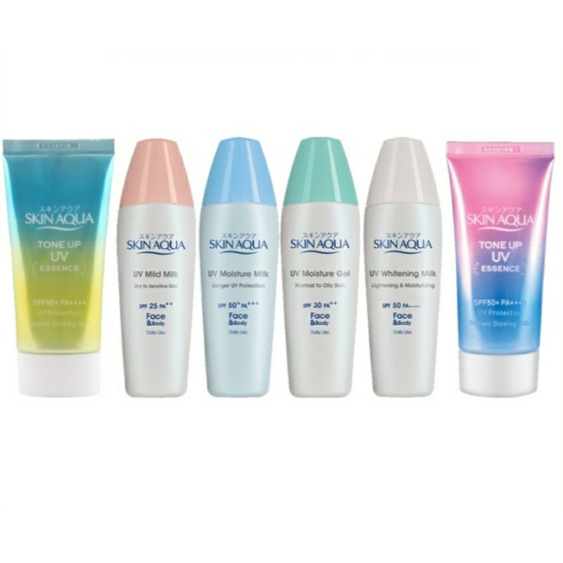 Jual SKIN AQUA SPF 50 PA+++ & SPF 30 PA+++ SUNSCREEN | Shopee Indonesia