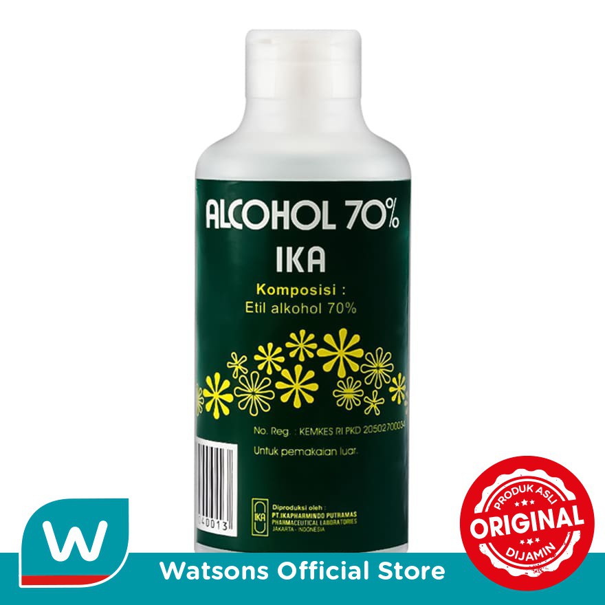 Jual Alkohol 70% Sol 100 Ml (Ika) | Shopee Indonesia