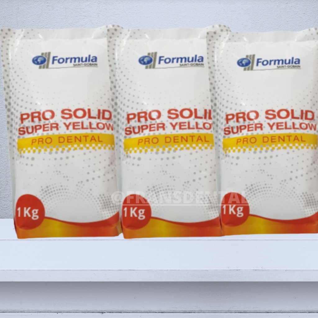 Jual Dental Stone Type 3 + Gips Stone Kuning Bahan Cetak Gigi Pro Base ...