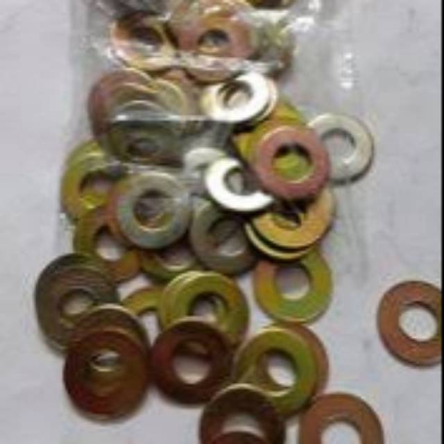 Jual Ring plat M10 kuning (10 pcs) | Shopee Indonesia