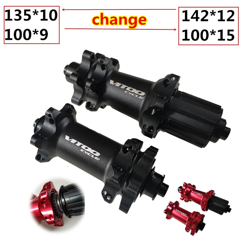 Bicycle Hubs Front Rear 2pcs Bicycle Hubs Set - Front 100mm & Rear ...