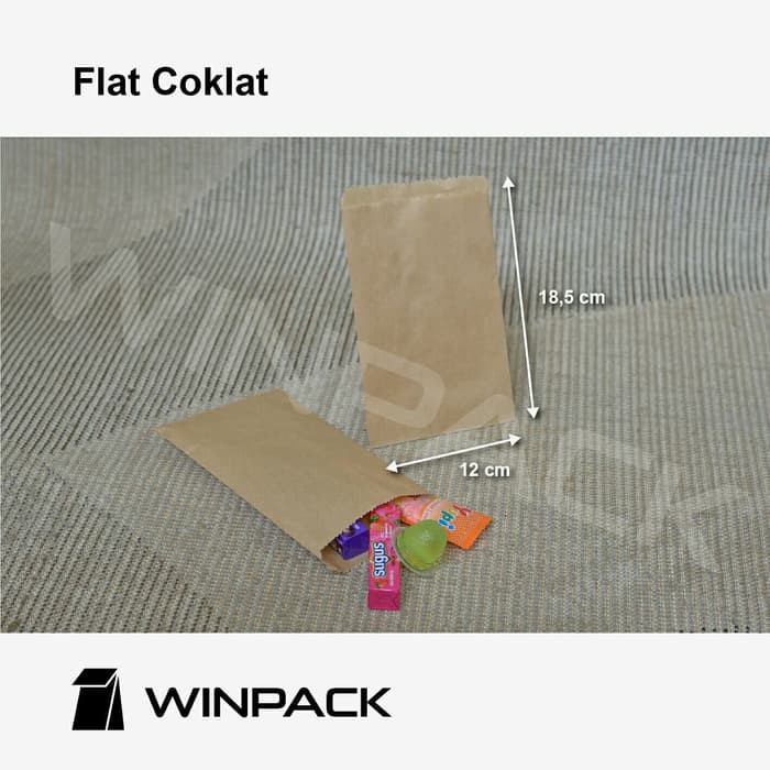 Jual Kantong Kertas Merchandise Coklat tua ( Merchandise Paper Bag ...