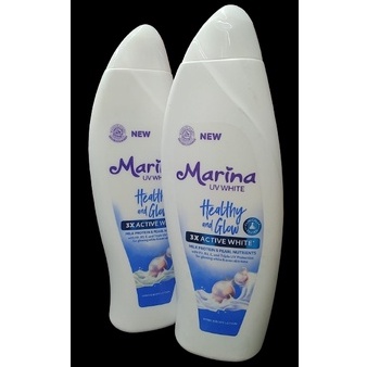 Jual (460ml)Handbody marina uv white/whitening body lotion healthy n ...