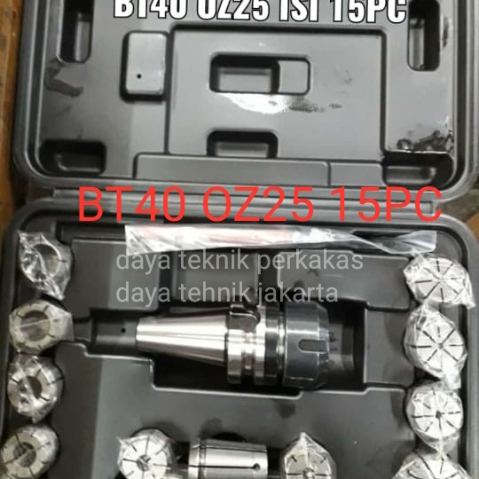 Jual collet chuck BT40 oz25 15pc - asbor oz25 - COLET milling - arbor ...