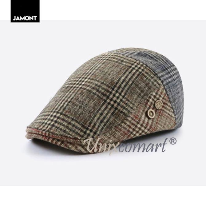 Jual Topi Newsboy TOM Jamont Flat Pet Hat Pelukis Copet Patino ...