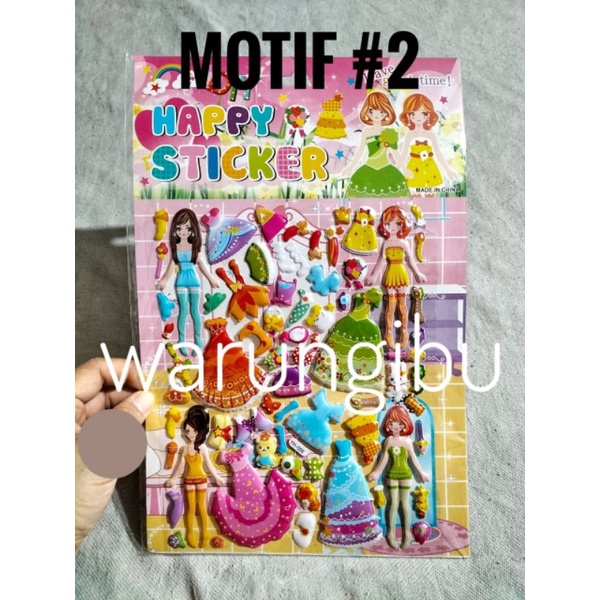 Jual Jumbo Dress Up Sticker Gambar Tempel Stiker Baju Orang Orangan ...