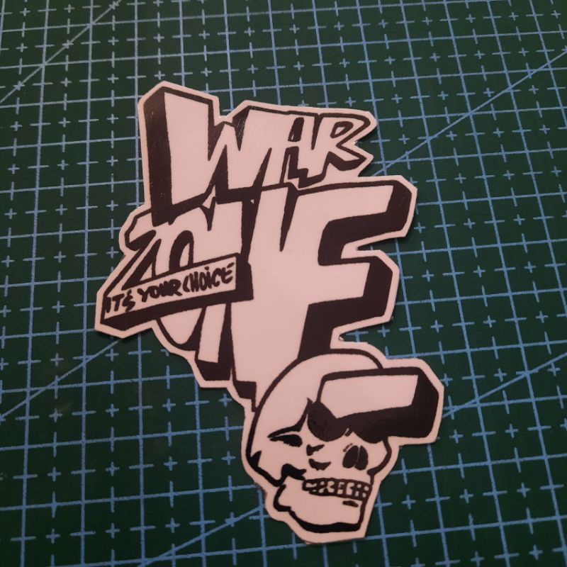 Jual Sticker Band WARZONE - ITS YOUR CHOICE (BOOTLEG) | Shopee Indonesia