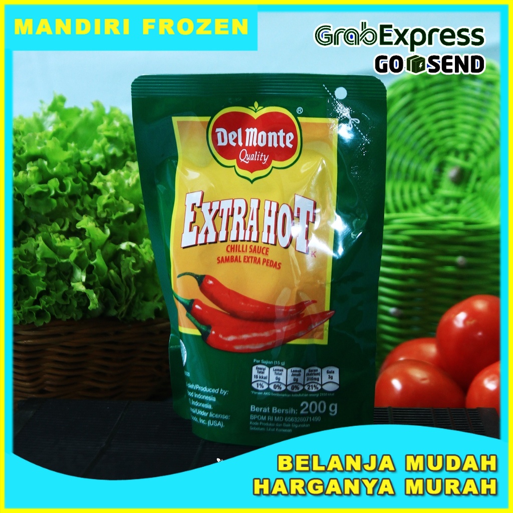 Jual DELMONTE Saus Cabe Extra Hot Pouch 200gr - Kebutuhan Memasak ...