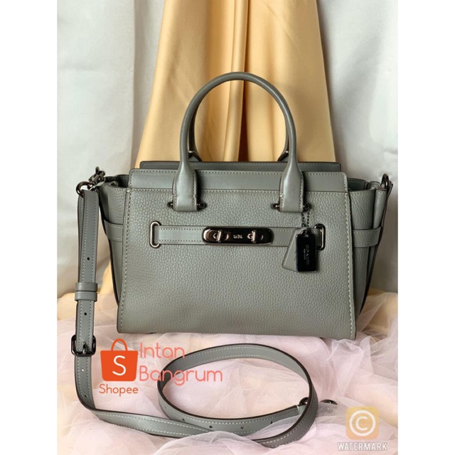 Jual Coach Swagger 27 Heather Grey | Shopee Indonesia