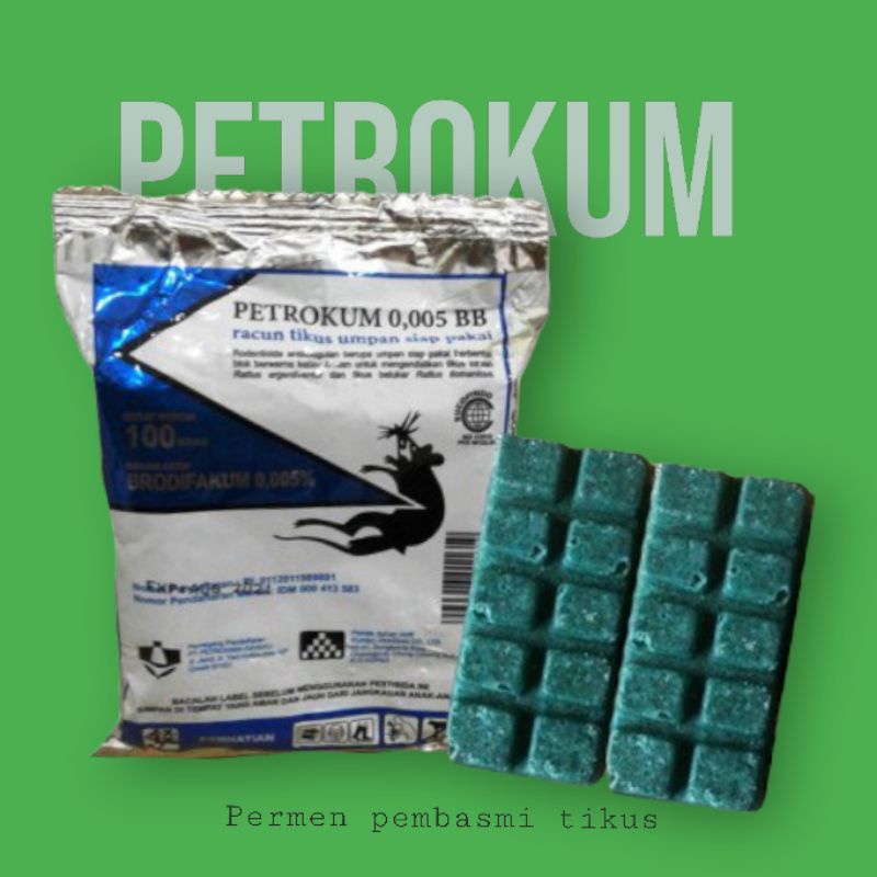 Jual Petrokum Racun tikus petrokimia original racun tikus permen ...