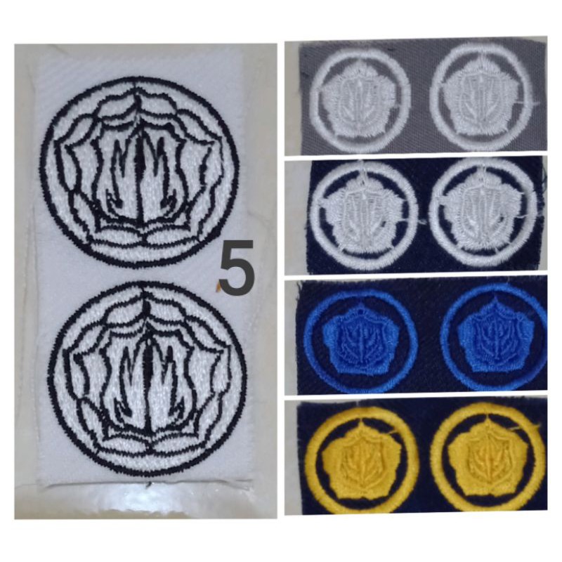 Jual BET BORDIR LOGO LAMBANG MONOGRAM SATPAM | Shopee Indonesia