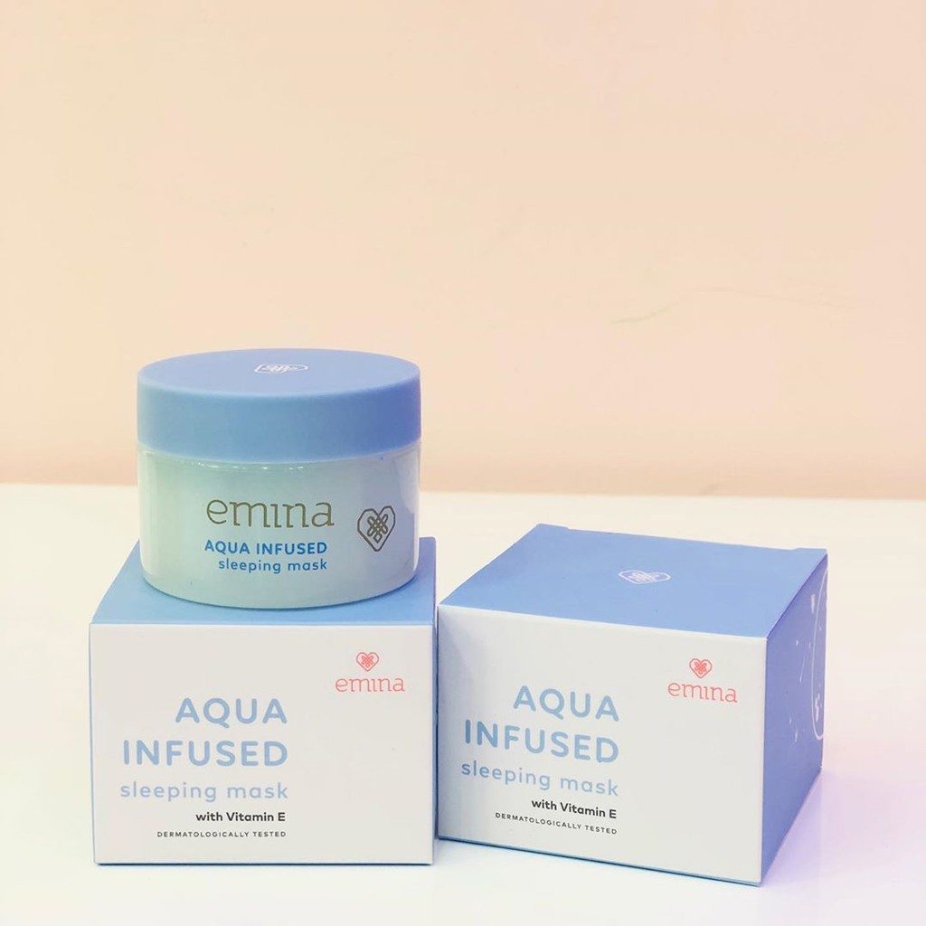 Jual EMINA AQUA INFUSED SLEEPING MASK 30 GR | Shopee Indonesia