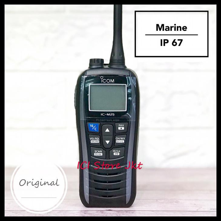 Jual Radio Ht Icom M25 Marine (Original) | Shopee Indonesia