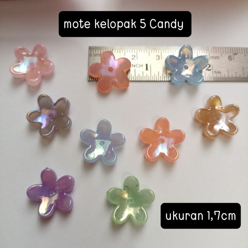 Jual mote kelopak 5 candy (78 pcs) | Shopee Indonesia