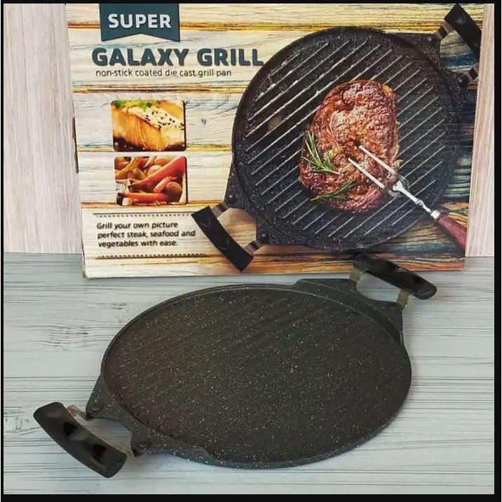 Jual Super Galaxy Grill Pan - Alat Panggangan bakaran Anti Lengket ...