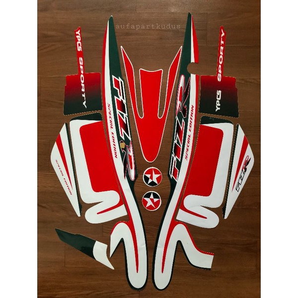 Jual Stripping strip stiker sticker lis polet Yamaha F1Z R Caltex Hijau ...
