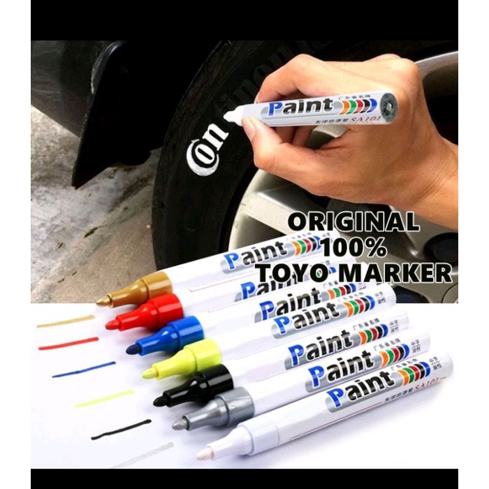 Jual spidol cat warna untuk variasi ban motor dan mobil | Shopee Indonesia