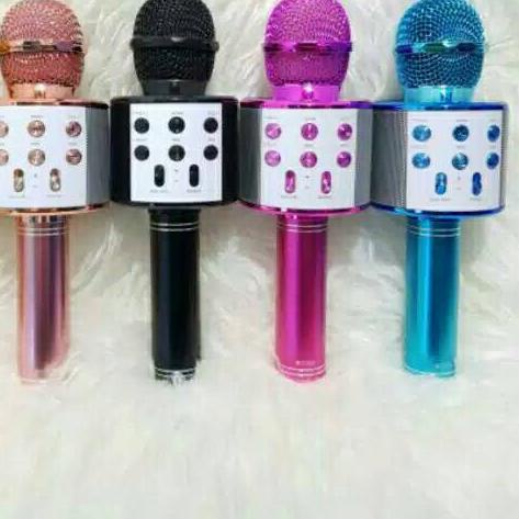 Jual Audio Mike microphone bluetooth / Mikropon speaker karaoke ...