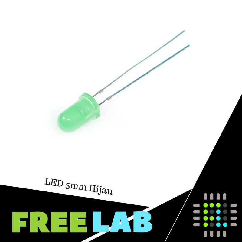 Jual LED 5mm Green Diffused Hijau Super Terang | Shopee Indonesia
