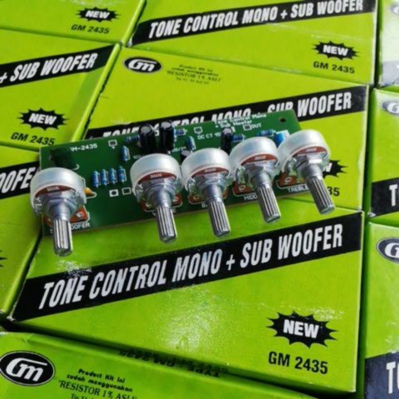 Jual Tone Control Mono Middle Plus Subwoofer GM 2435 | Shopee Indonesia