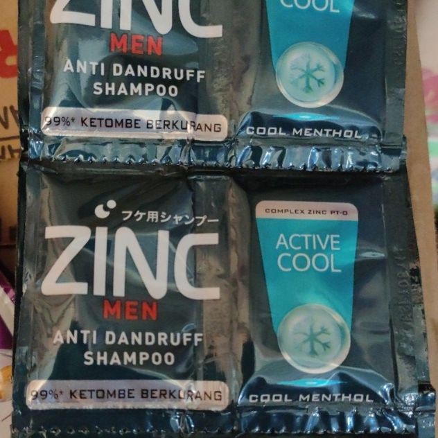 Jual shampoo zinc anti ketombe 1 renteng (12 pasang) | Shopee Indonesia